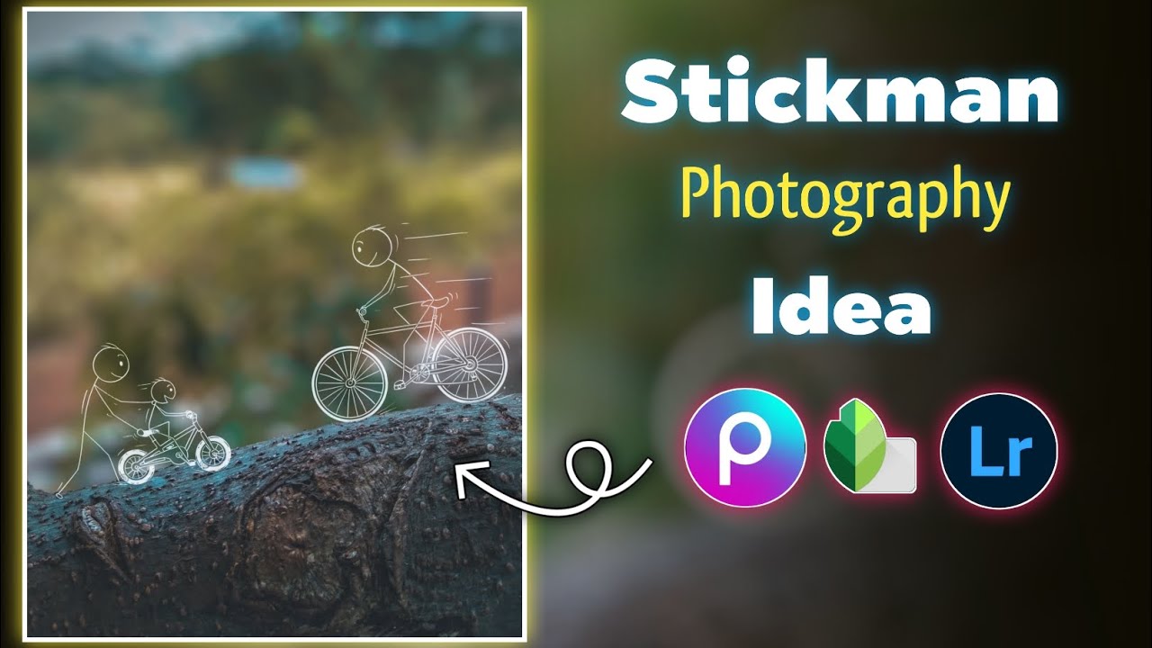 Mobile Photography Idea | Stickman photo Editing 💡#photography # ...