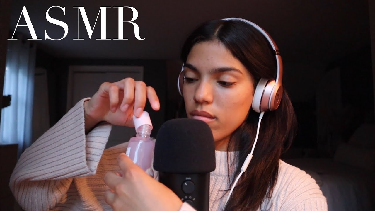 ASMR pink trigger assortment (lots of different types of sounds) - YouTube