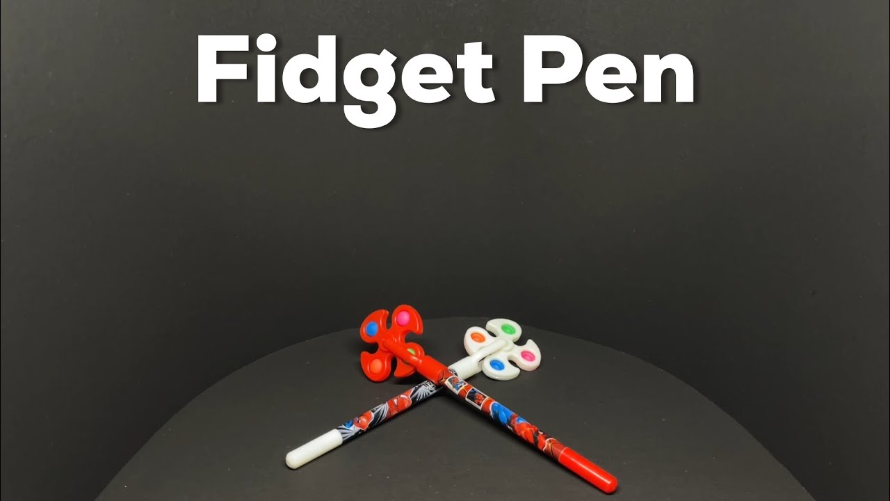 Pen with Fidget Spinners - YouTube