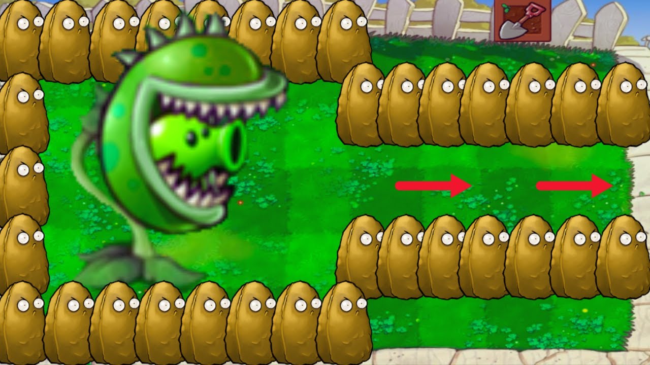 99 Chomper Pea vs Dr. Zomboss vs All Zombies - Plants vs Zombies Hack ...