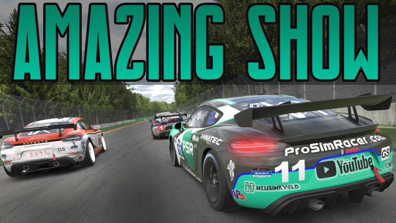 iRacing: Watching the pro drivers put on a show (race highlights) - YouTube