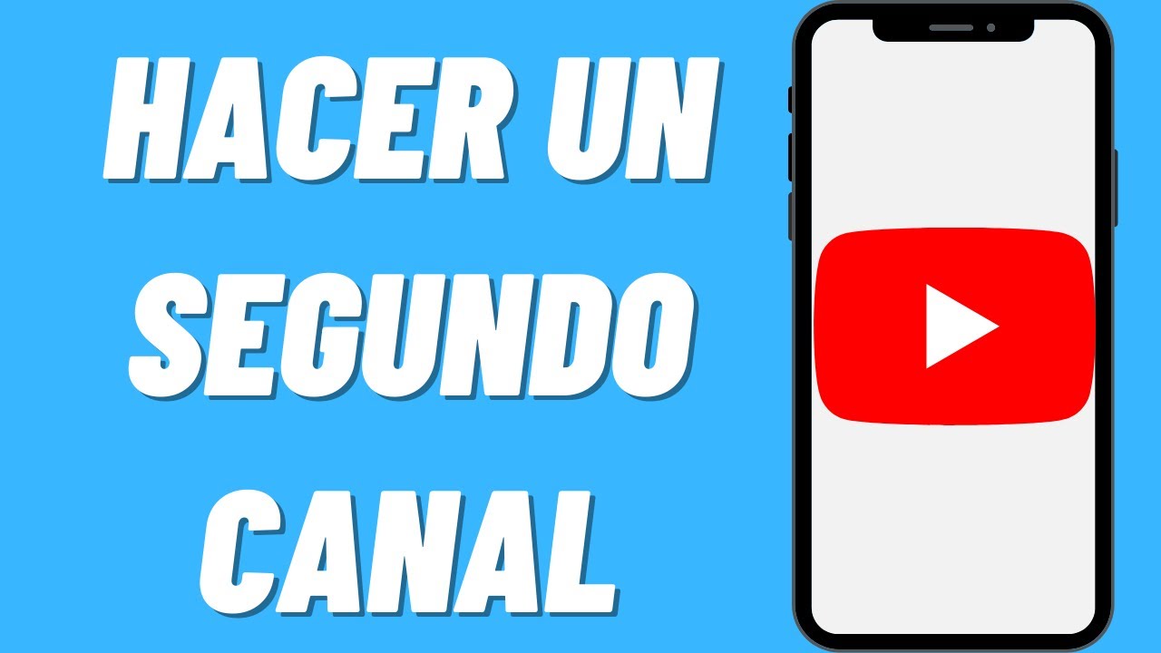 Cómo hacer un segundo canal de youtube - YouTube