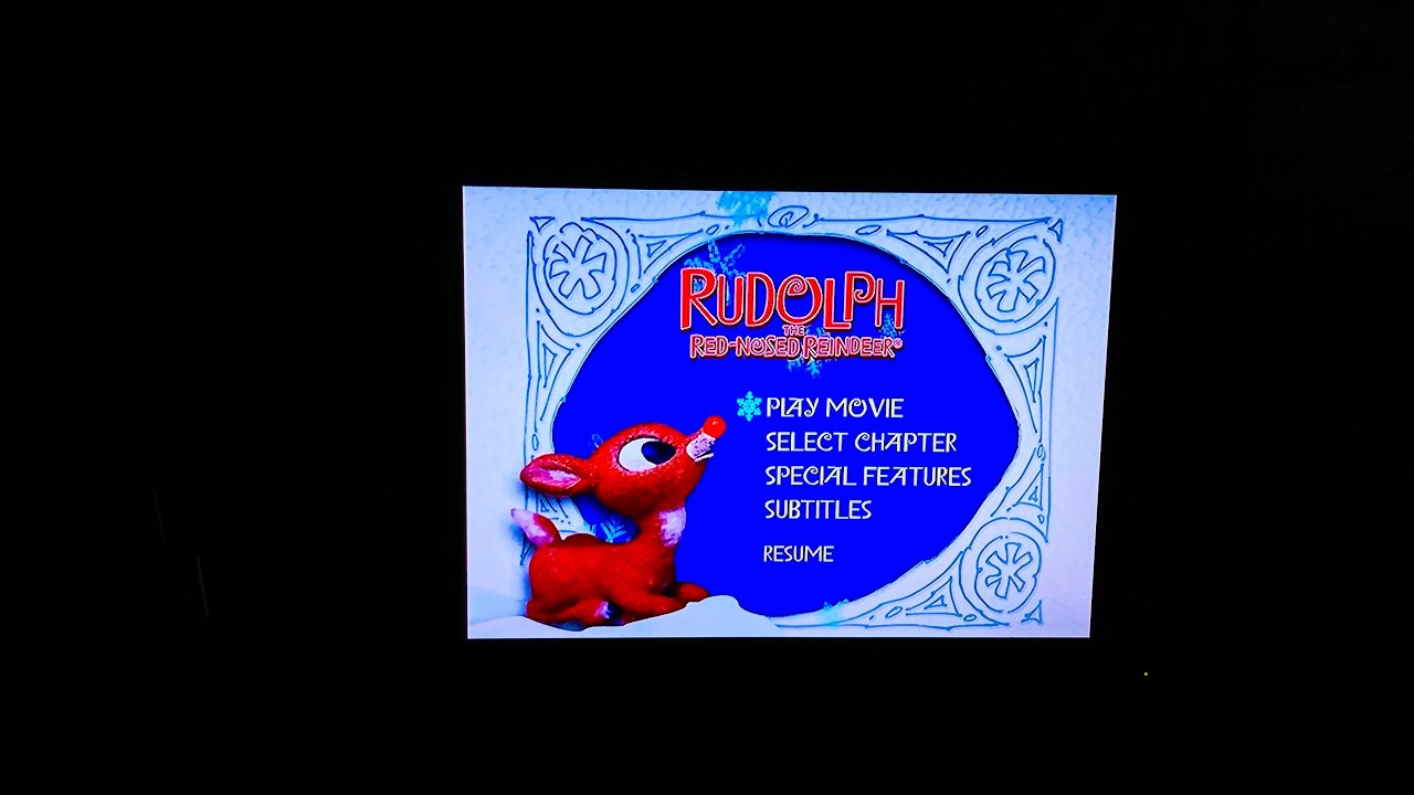 Rudolph The Red Nosed Reindeer 2000 DVD Menu - YouTube