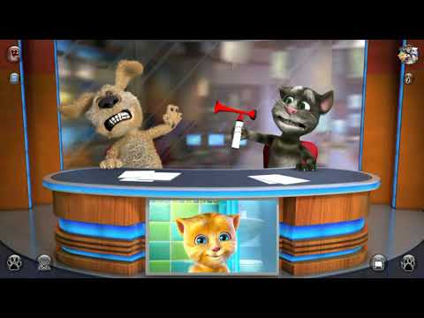 Talking Tom And Ben News The Big Funny Fight Compilation (Outfit 7 ...
