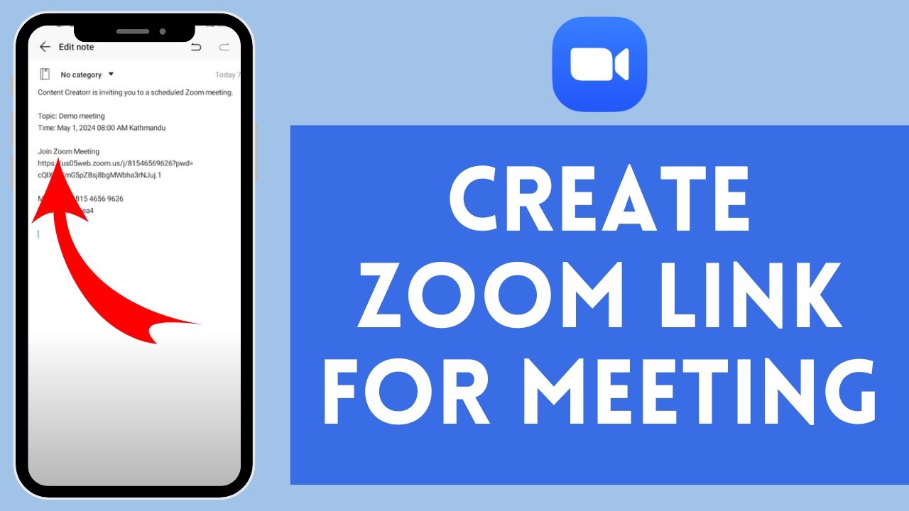 How to Create a Zoom Meeting Link 2024 | Zoom Meeting Link Create - YouTube