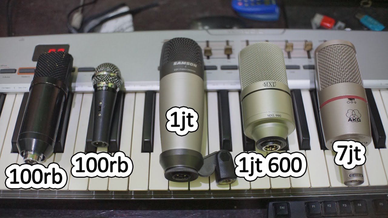 Tes & Review Mic Murah Sampai yang Mahal (AKG C4000B, MXL 990, Samson ...