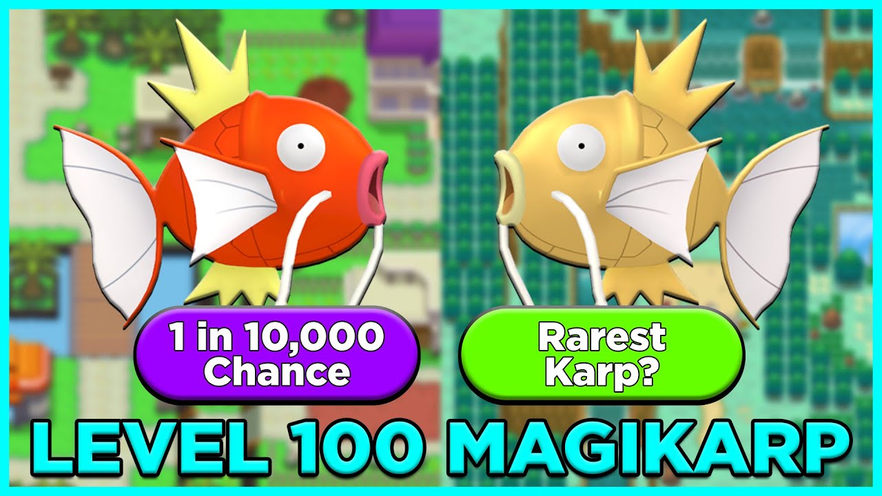 The Legend of Level 100 Magikarp - YouTube