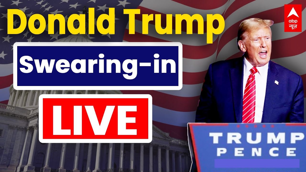 America President Donald Trump Oath Ceremony LIVE: Donald Trump ...