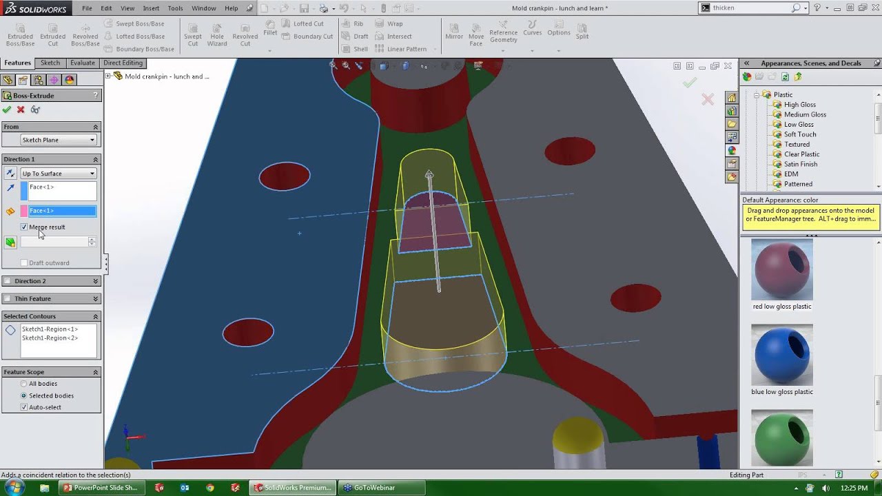 Lunch & Learn - SOLIDWORKS Direct Editing Tools - YouTube