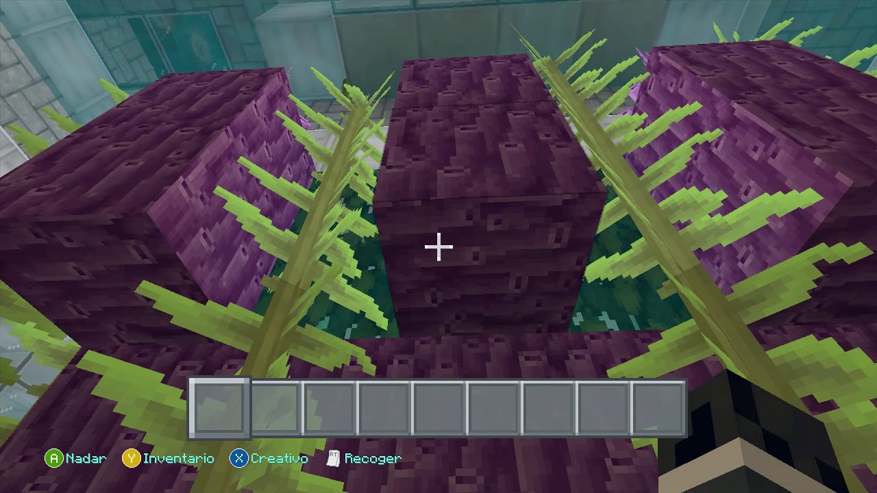 MINECRAFT PLANTAS ACUÁTICAS BAJO AGUA - YouTube