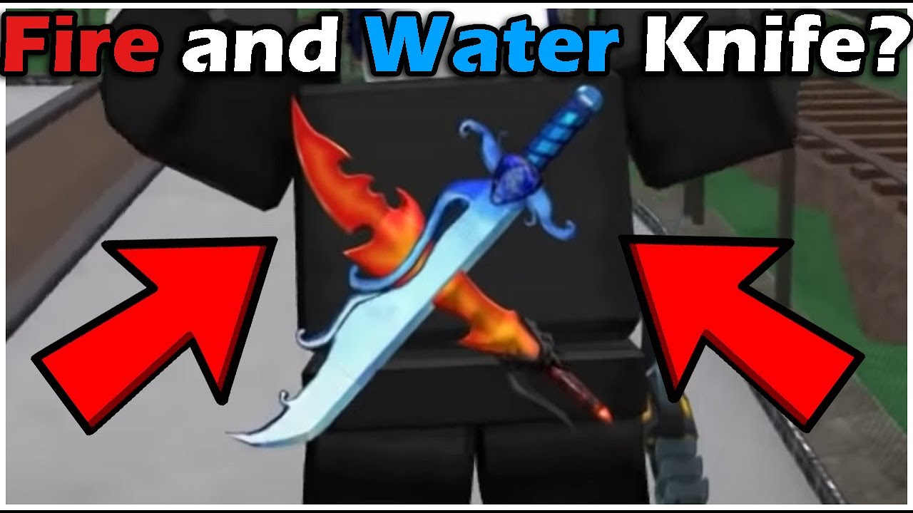 Fire and Water KNIFE? (MM2) - YouTube
