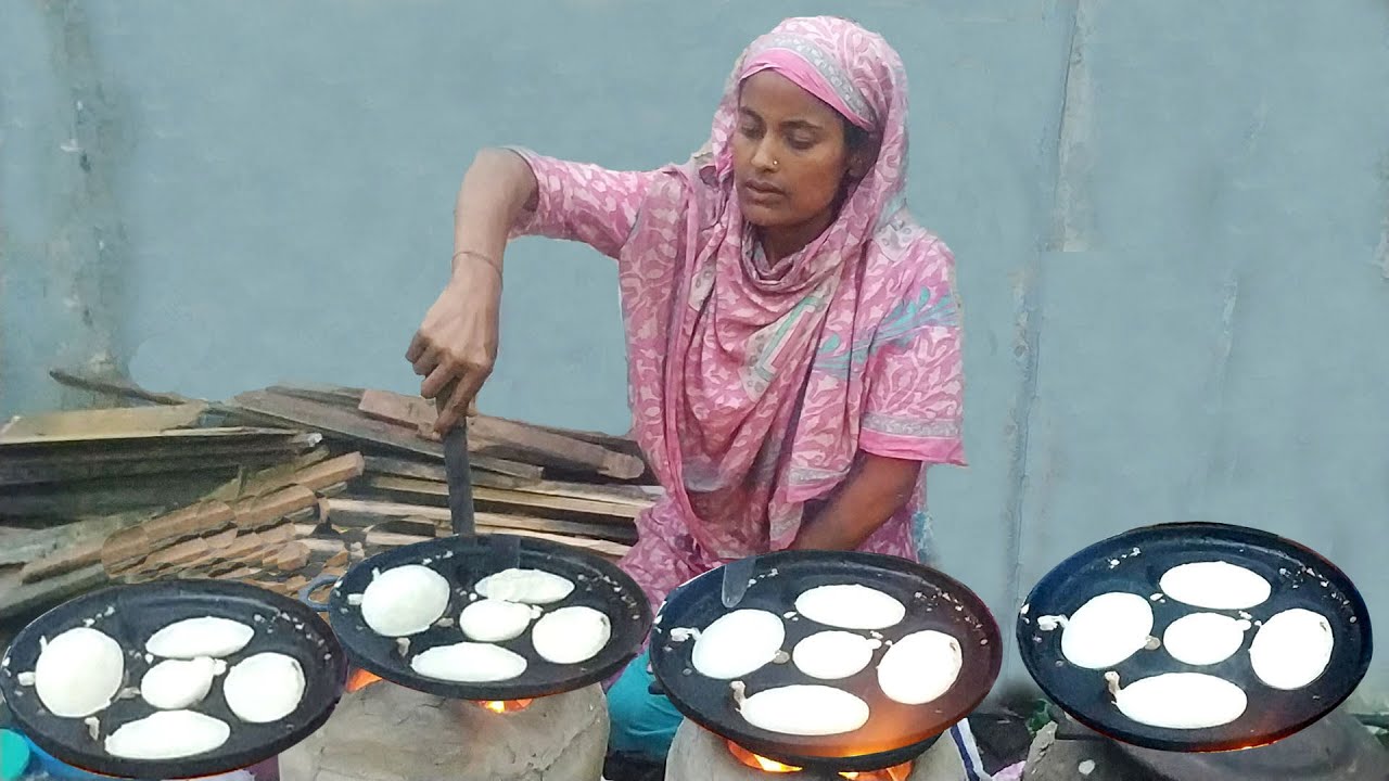 This Hardworking Woman Sells Tasty Chitoi Pitha with Spicy Vorta ...