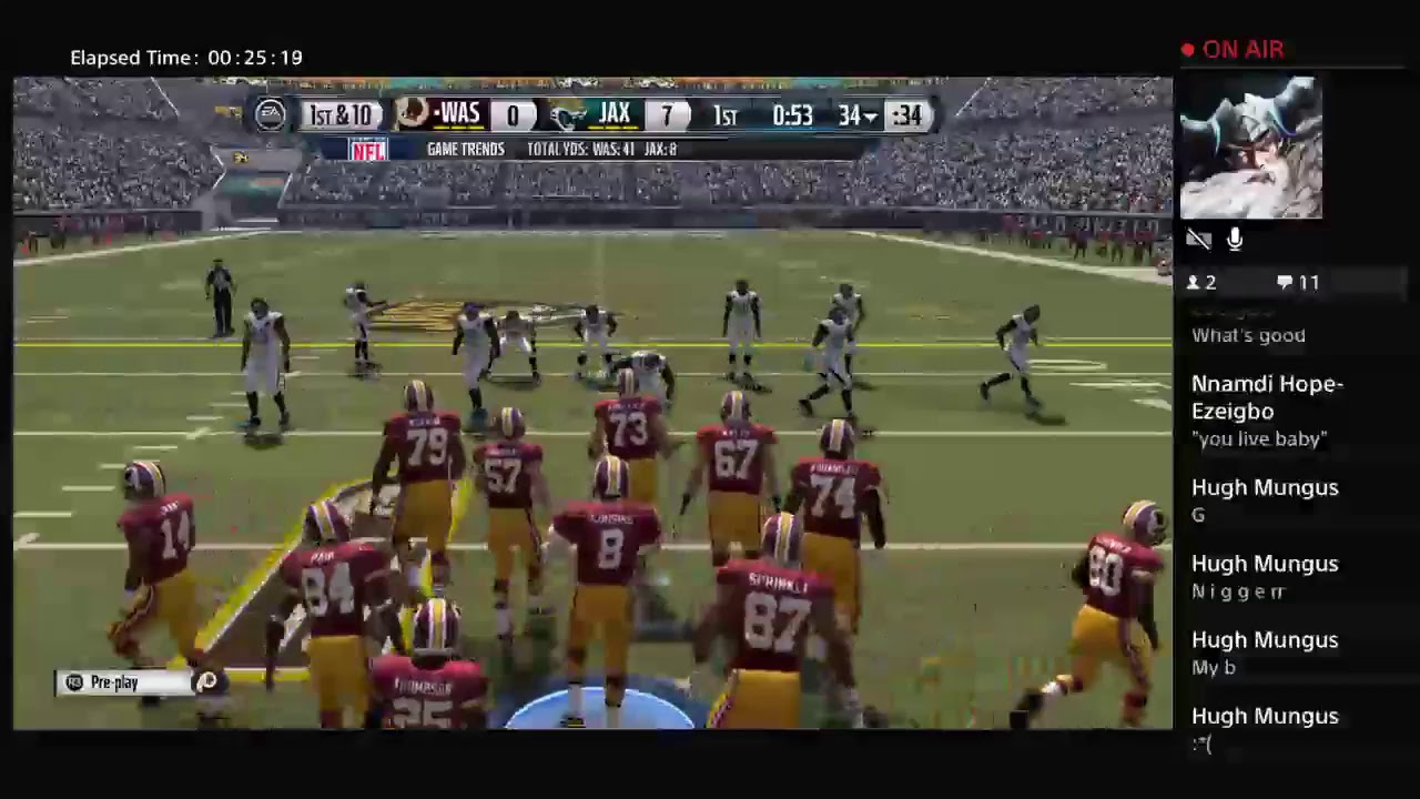 Madden 16 gameplay and fight talk - YouTube