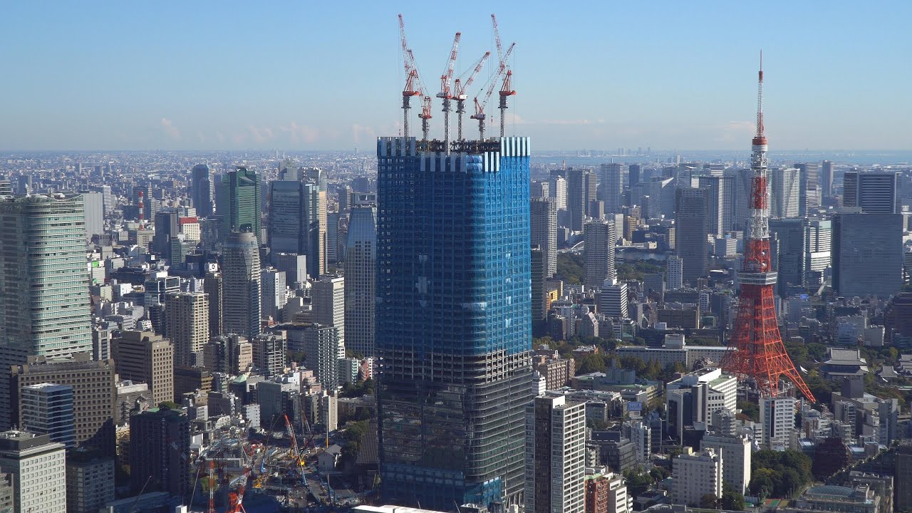 【虎ノ門・麻布台プロジェクト】（Toranomon-Azabudai Project） 完成時高さ日本一325mの超高層ビルの建設状況 ...