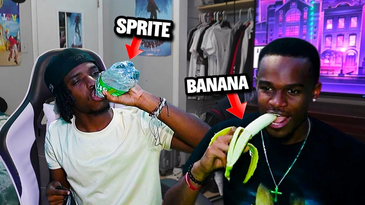 We Did The BANANA SPRITE Challenge... - YouTube