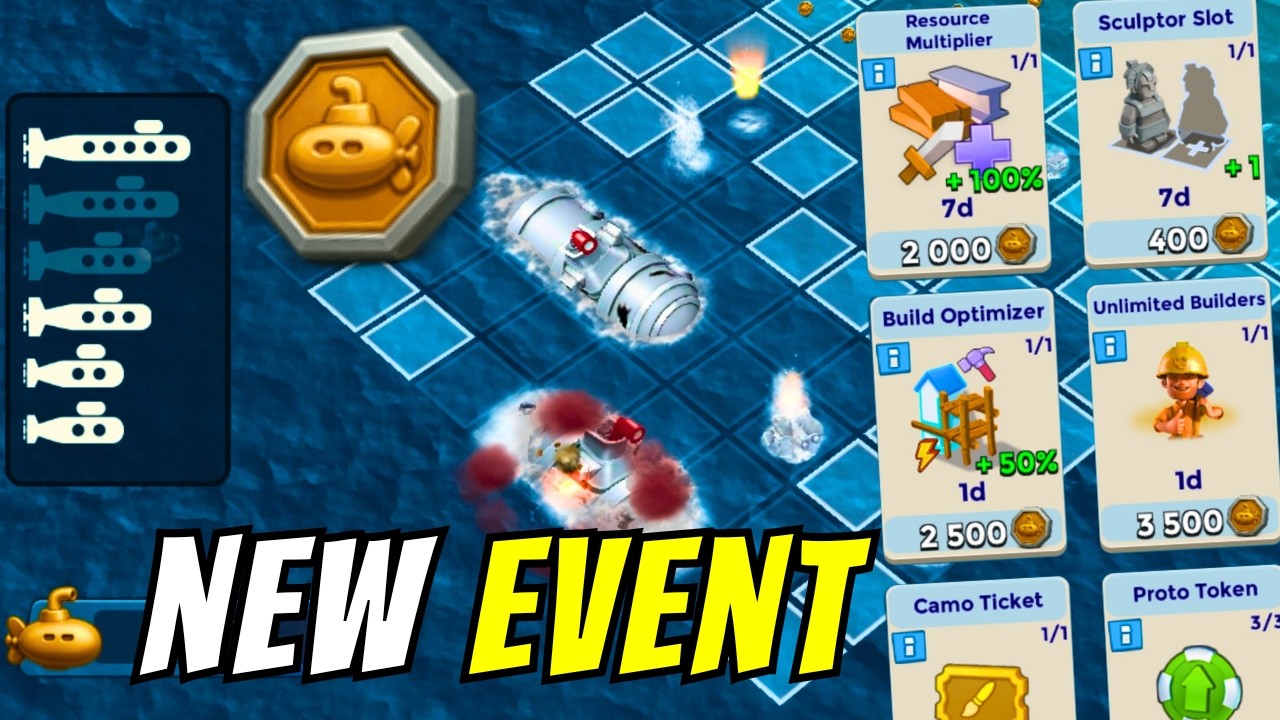 New SONAR OPS Event in Boom Beach! - YouTube