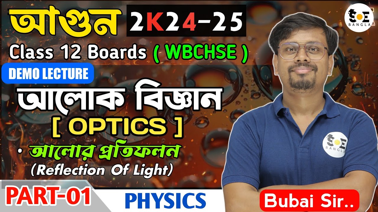 আলোর প্রতিফলন (Reflection of Light ) Class 12 | DEMO ক্লাস - YouTube