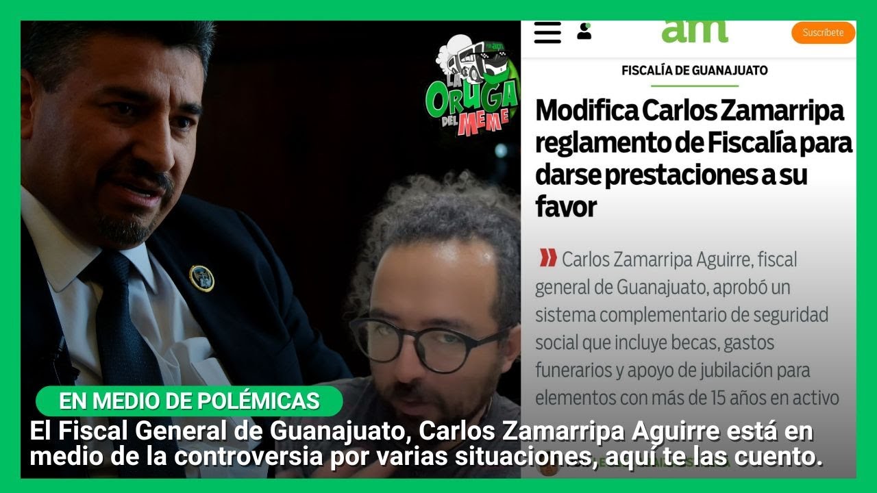 Carlos Zamarripa, Fiscal de Guanajuato se aumentó la pensión, está en ...
