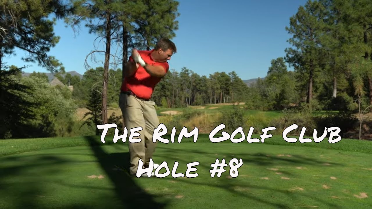 The Rim Golf Club Hole #8 - DRONE TOUR W/PRO TIPS - YouTube