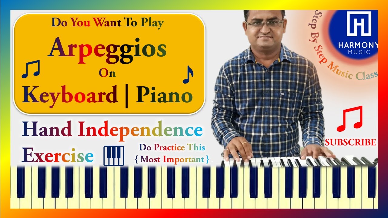 Hand Independence Exercise For Beginner | Keyboard | Piano | Tutorial ...