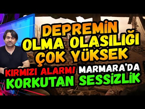MARMARA'DA DEPREM OLMA OLASILIĞI | KORKUTAN SESSİZLİK! 6.9’dan büyük bir yıkıcı deprem...