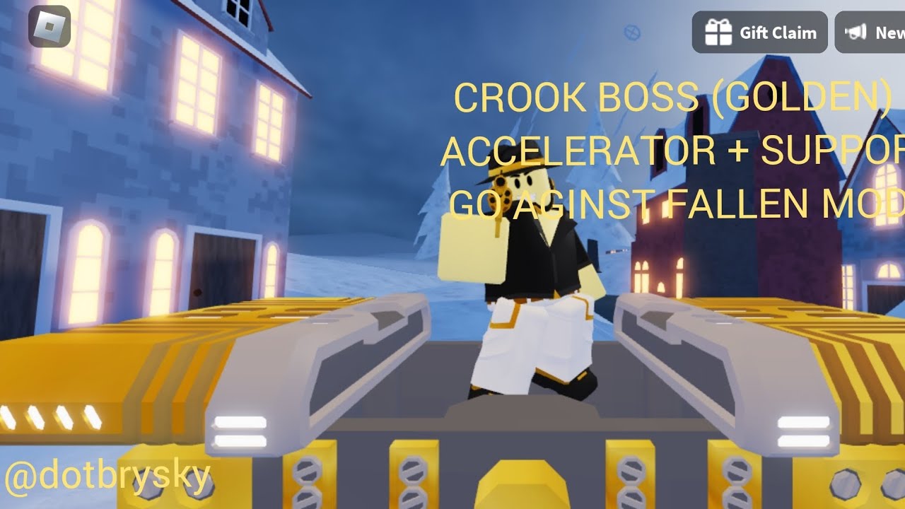 Reworked Golden Crook Boss + Accel + Support Do Fallen mode - YouTube