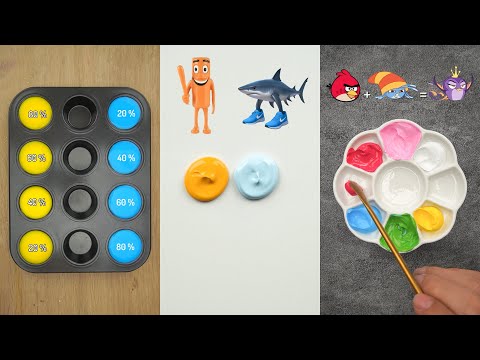 25 Best of Satisfying Color Mixing | ASMR | Color