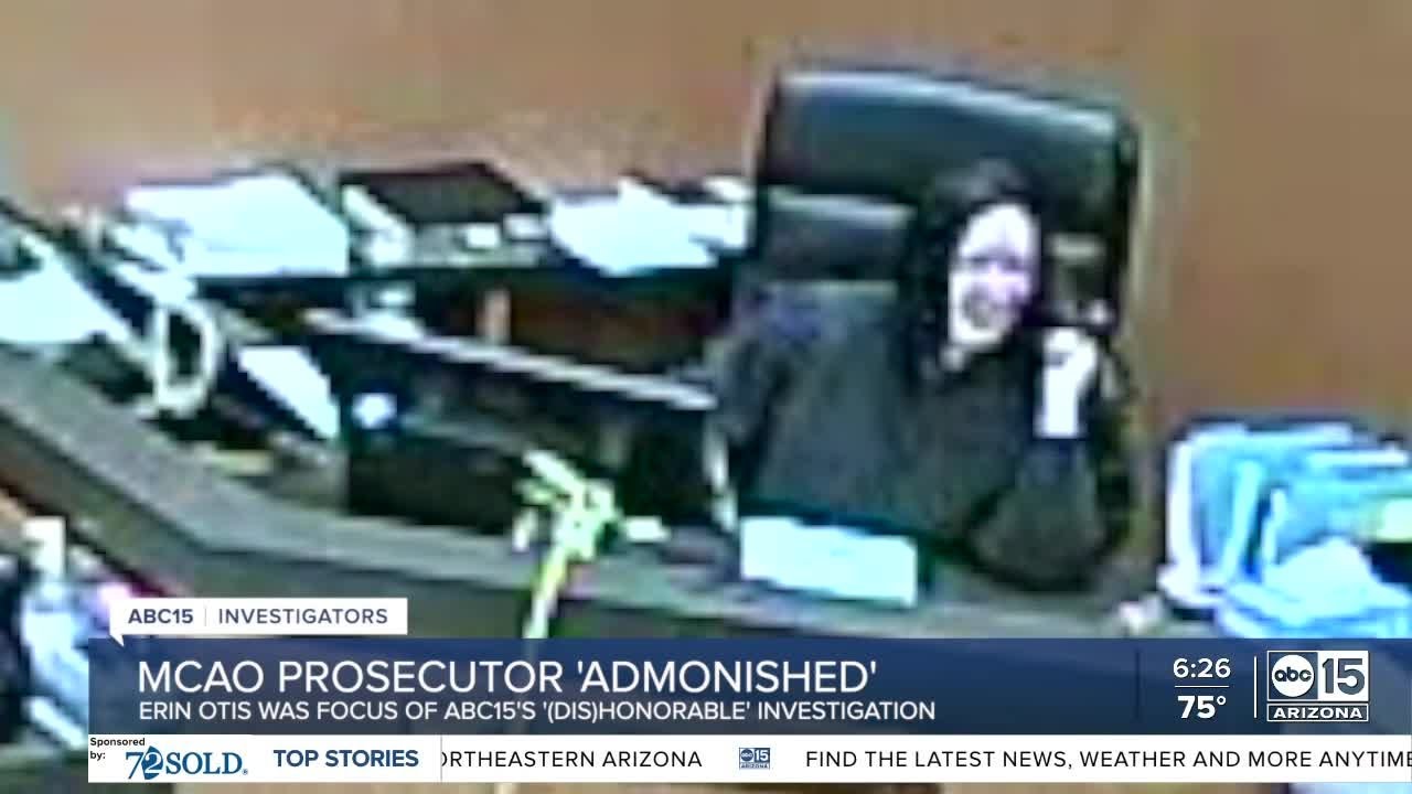 MCAO prosecutor "admonished" after ABC15 reporting - YouTube