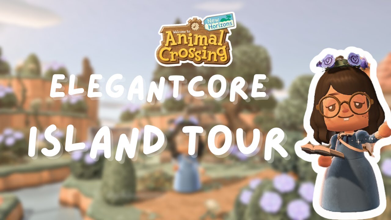 absolutely stunning elegant-core island tour | ACNH - YouTube