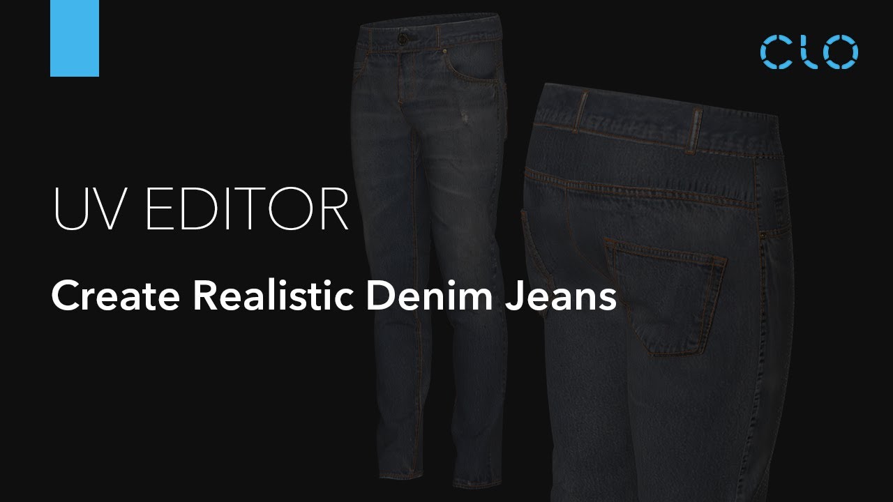 Create Realistic Denim Jeans in CLO - YouTube