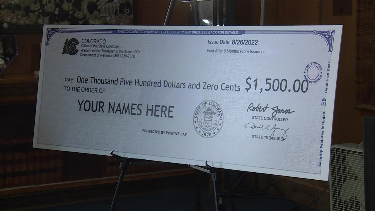 TABOR checks hit the mail as Governor attempts to brand them as ...
