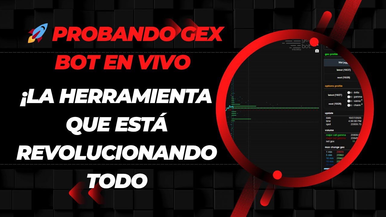 Sesión 5 - Probando Gex Bot EN VIVO ¡La herramienta que está ...