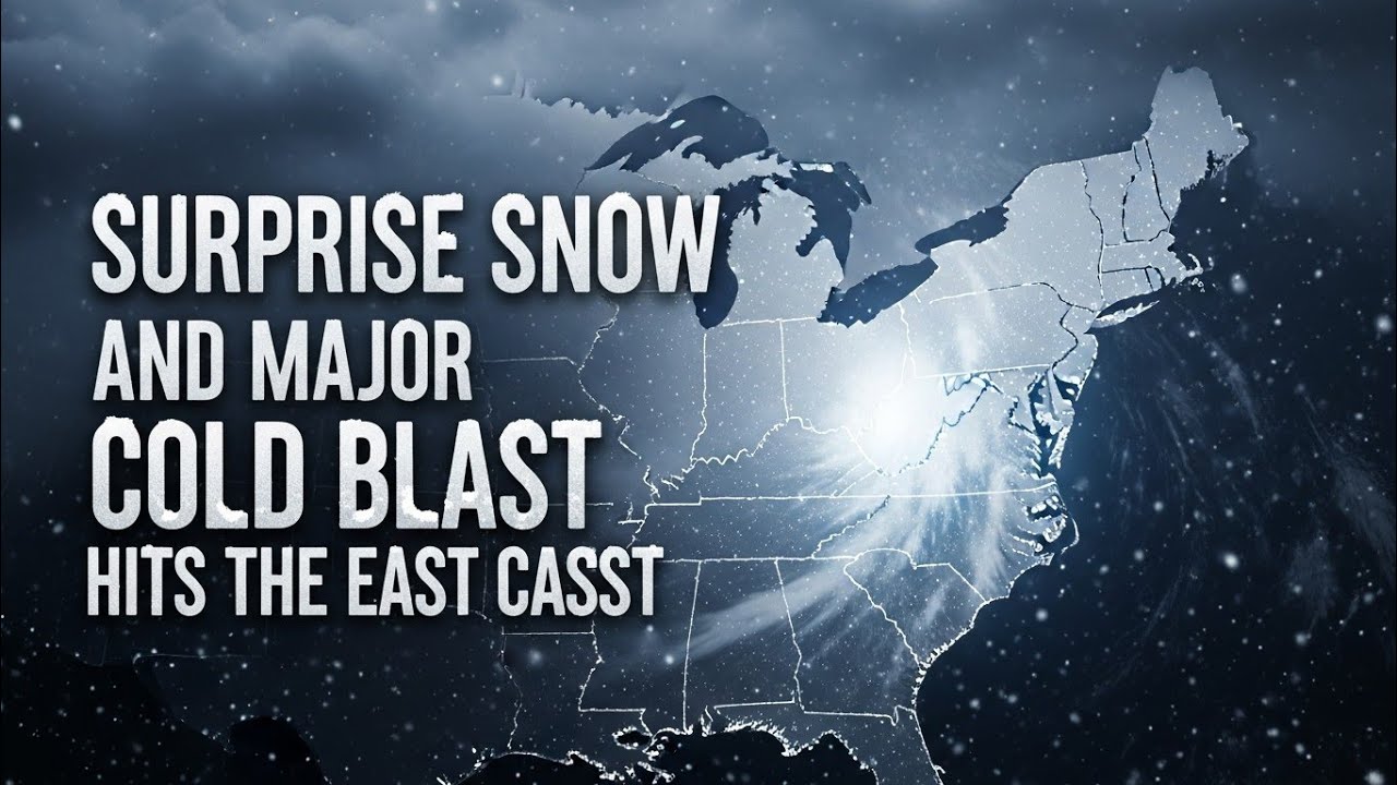 Surprise Snow and Major Cold Blast Hits the East Coast#EastCoastSnow# ...