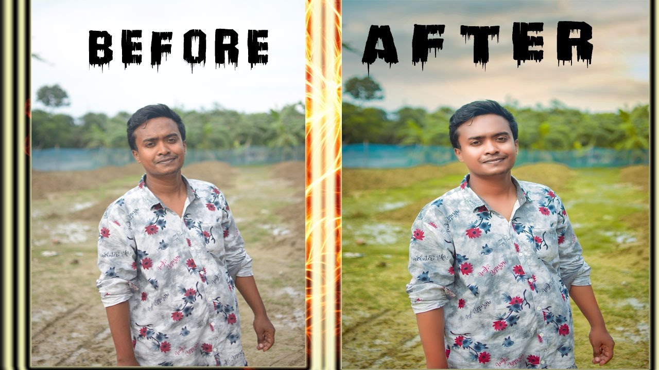 How to Make Professional Portraits Camera Row Color Edit (Part) 6 Adobe ...