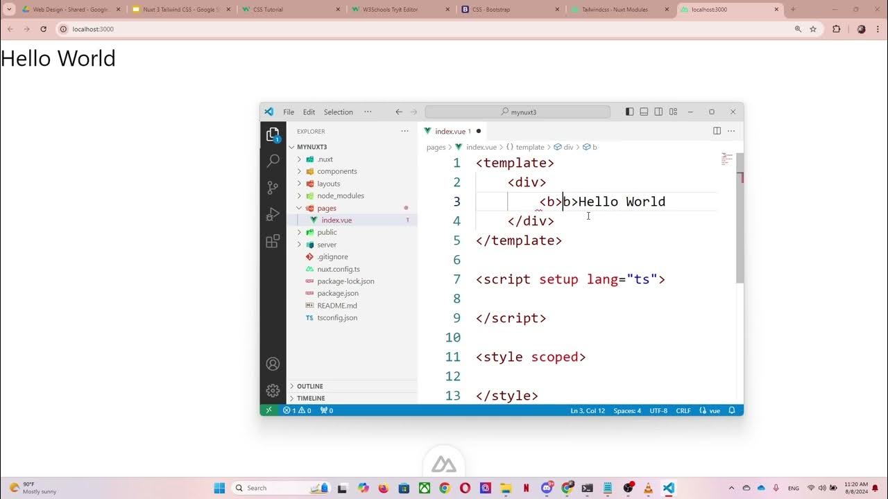 Nuxt3 Tailwind CSS 3/5 - YouTube