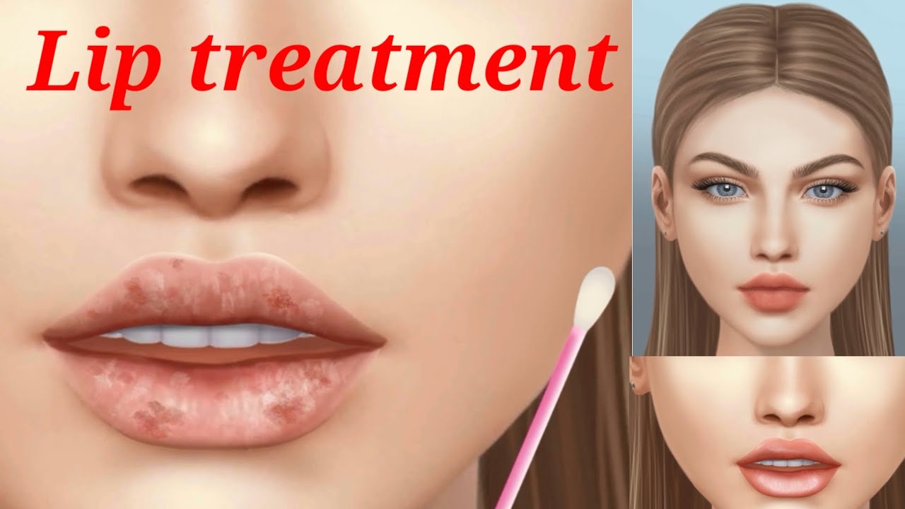 ASMR dry Lips treatment Animation part-1 - YouTube