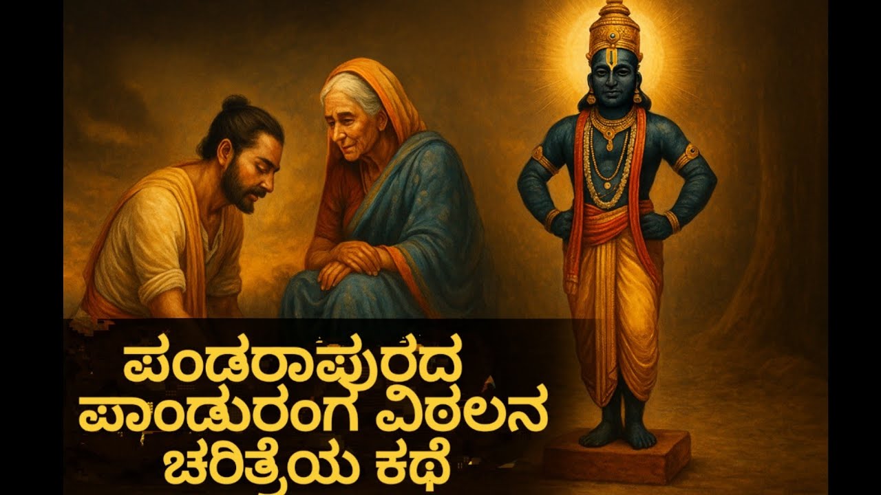 ಪಂಡರಾಪುರದ ಪಾಂಡುರಂಗ ವಿಠ್ಠಲ –ಭಕ್ತ ಪುಂಡರೀಕನ ಅದ್ಭುತ ಕಥೆ | Pandarapur ...