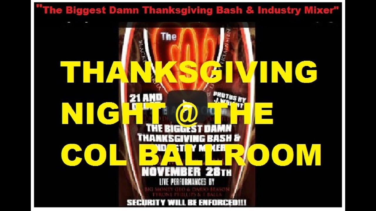Thanksgiving Night at Col Ballroom in Davenport Iowa - YouTube