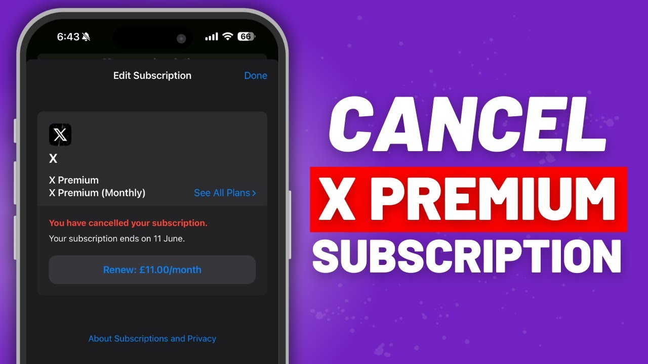 How to Cancel X Premium Subscription - Cancel Twitter Blue - YouTube