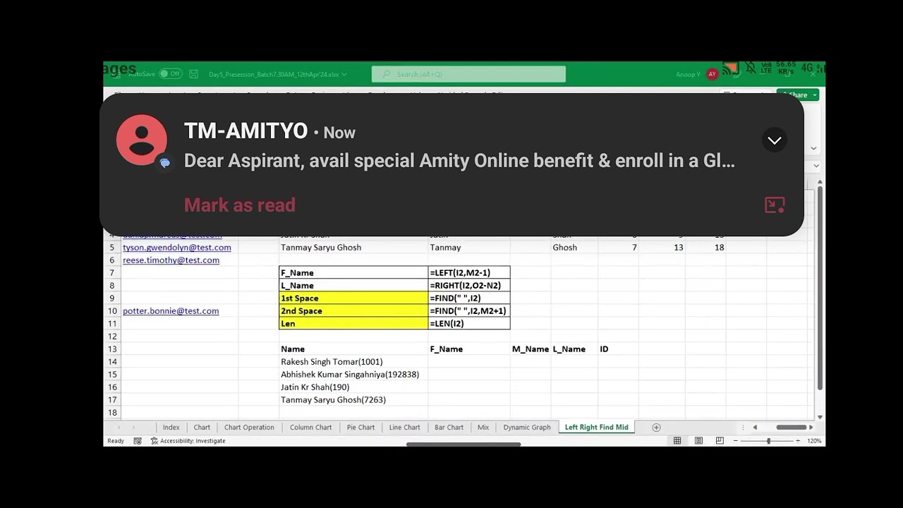 4. Excel Session 5 13-04-24 A2 CoachX - YouTube
