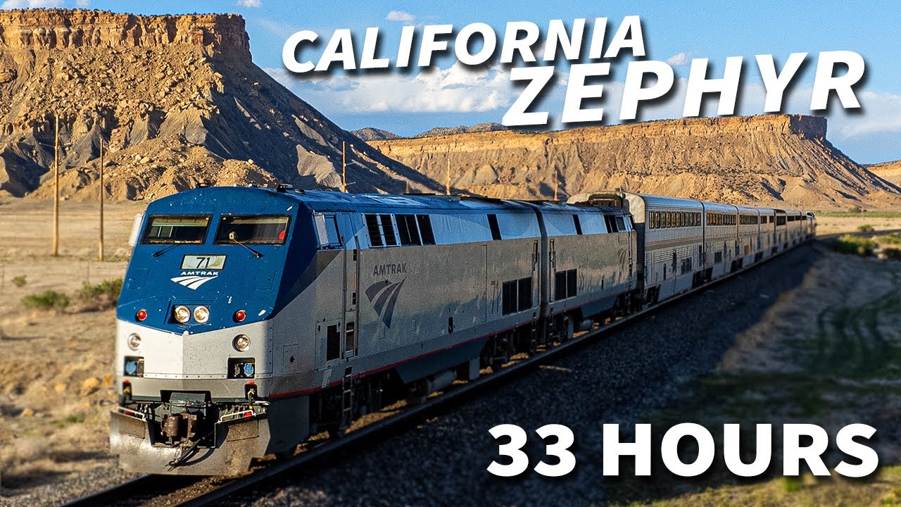 Is this America's Most STUNNING Train? - Amtrak California Zephyr - YouTube