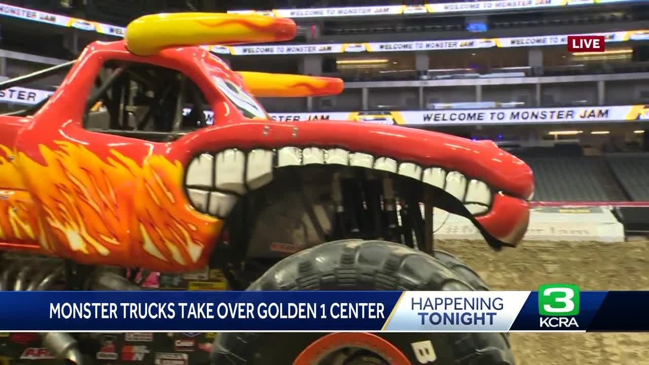 Monster Jam trucks take over Golden 1 Center. What to know - YouTube