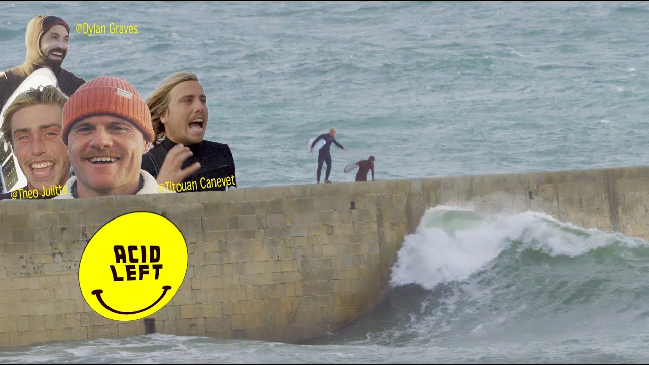 On surf ACID LEFT avec @DylanGraves le surfeur bizarre - YouTube