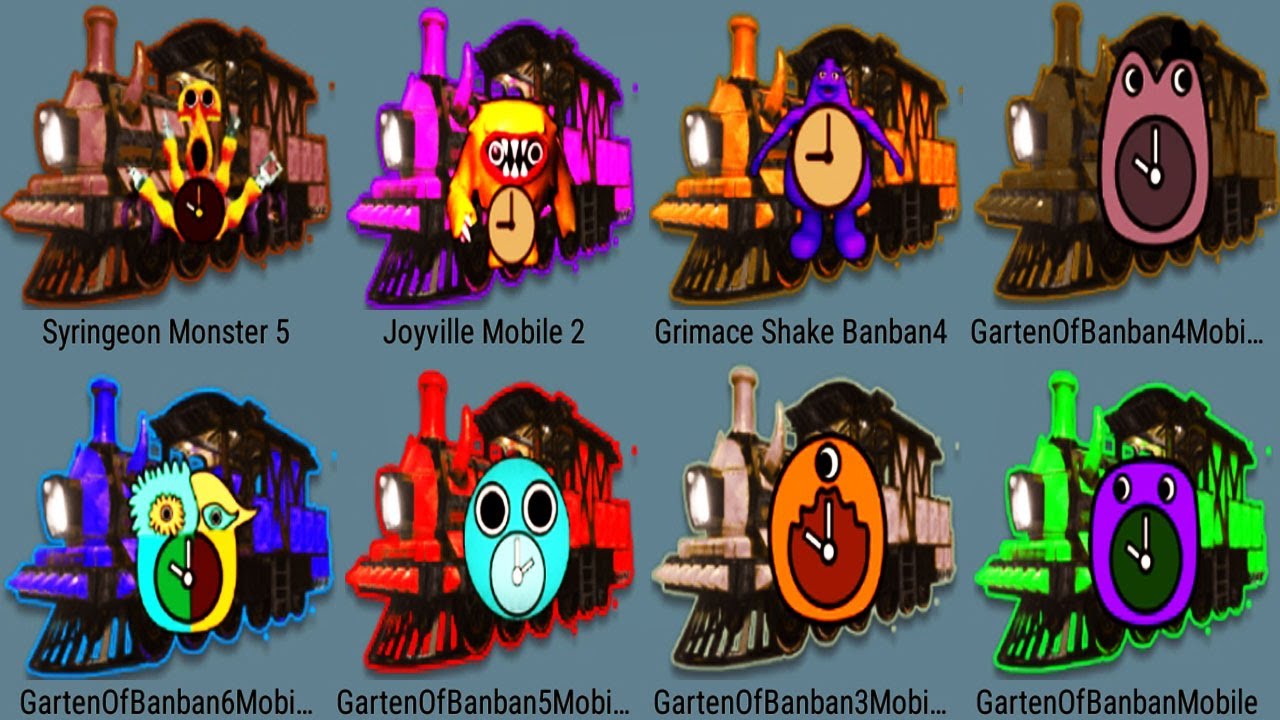 Monster Syringeon 5 Update ,Joyville 2, Grimace Shake ,Garten Of Banban ...