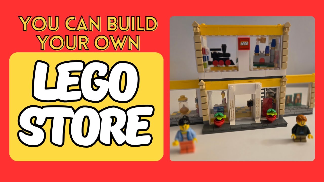 I built the store-exclusive Lego Brand Store - YouTube