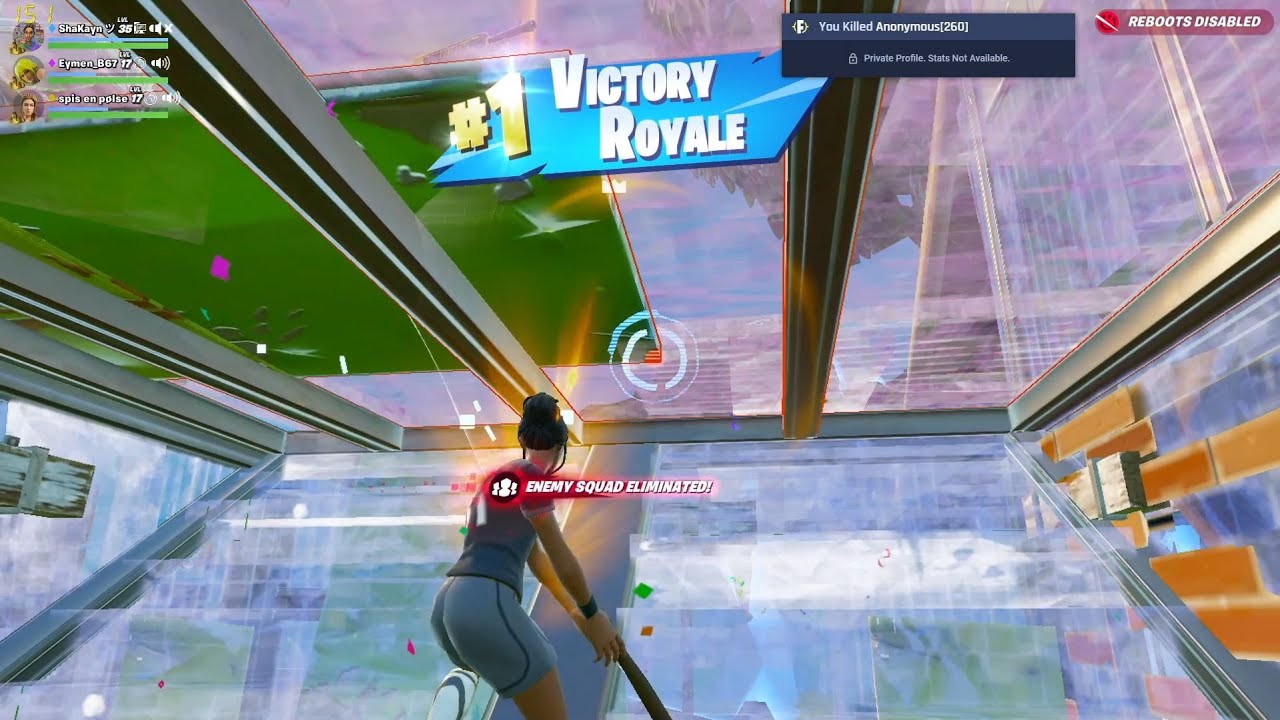 My Fortnite Reload Win (the victory umbrella at the end) - YouTube