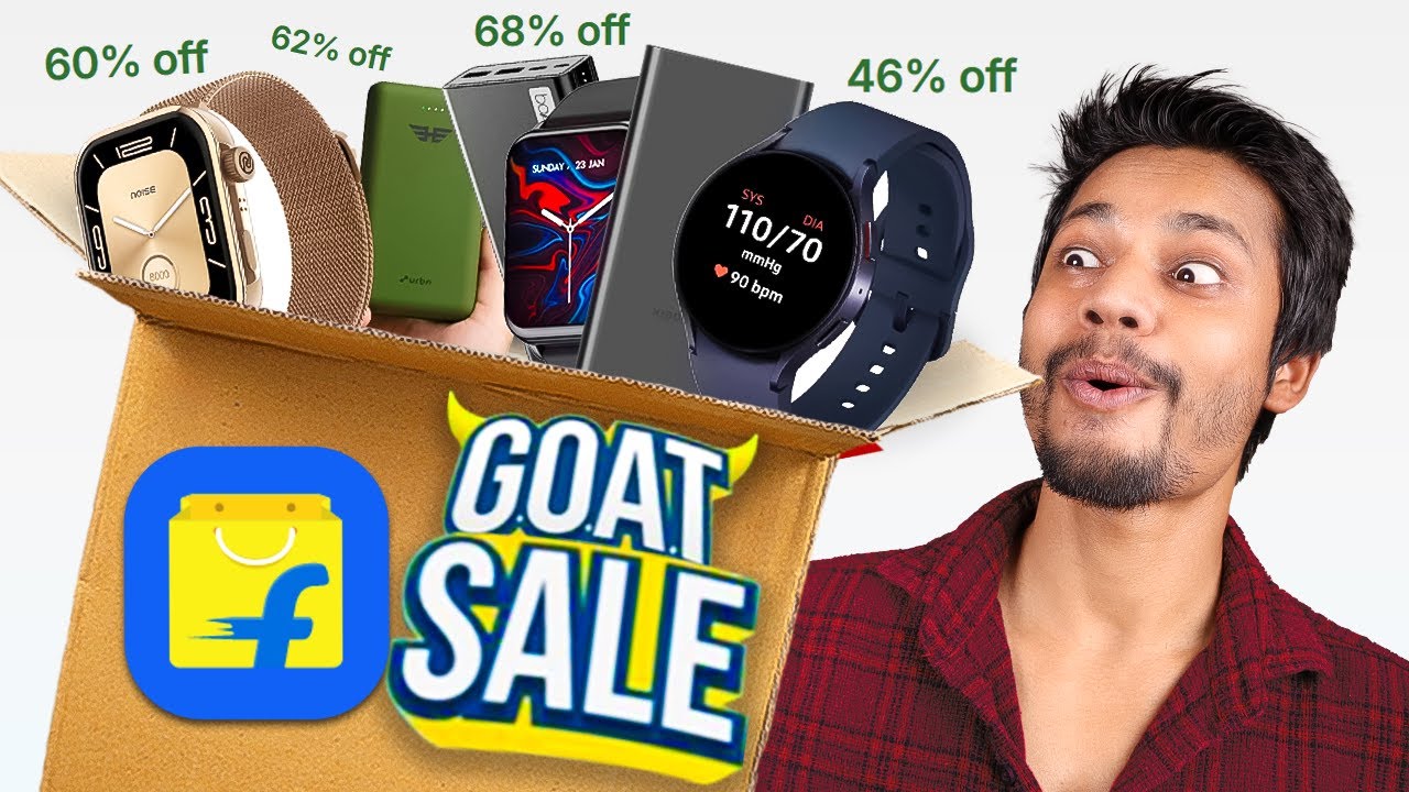 Flipkart GOAT Sale 2024 upto 80% Discount on Gadgets😀 - YouTube