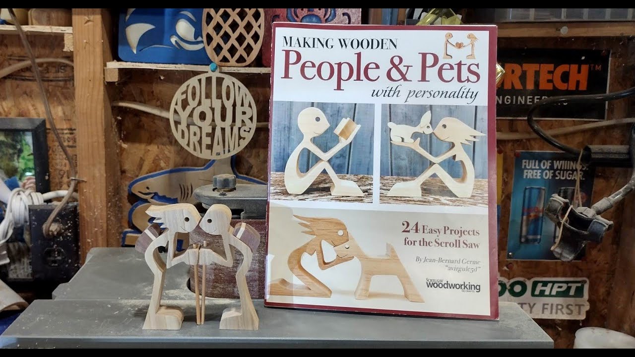 Backpacking Stick Figures, Scroll Saw Project - YouTube