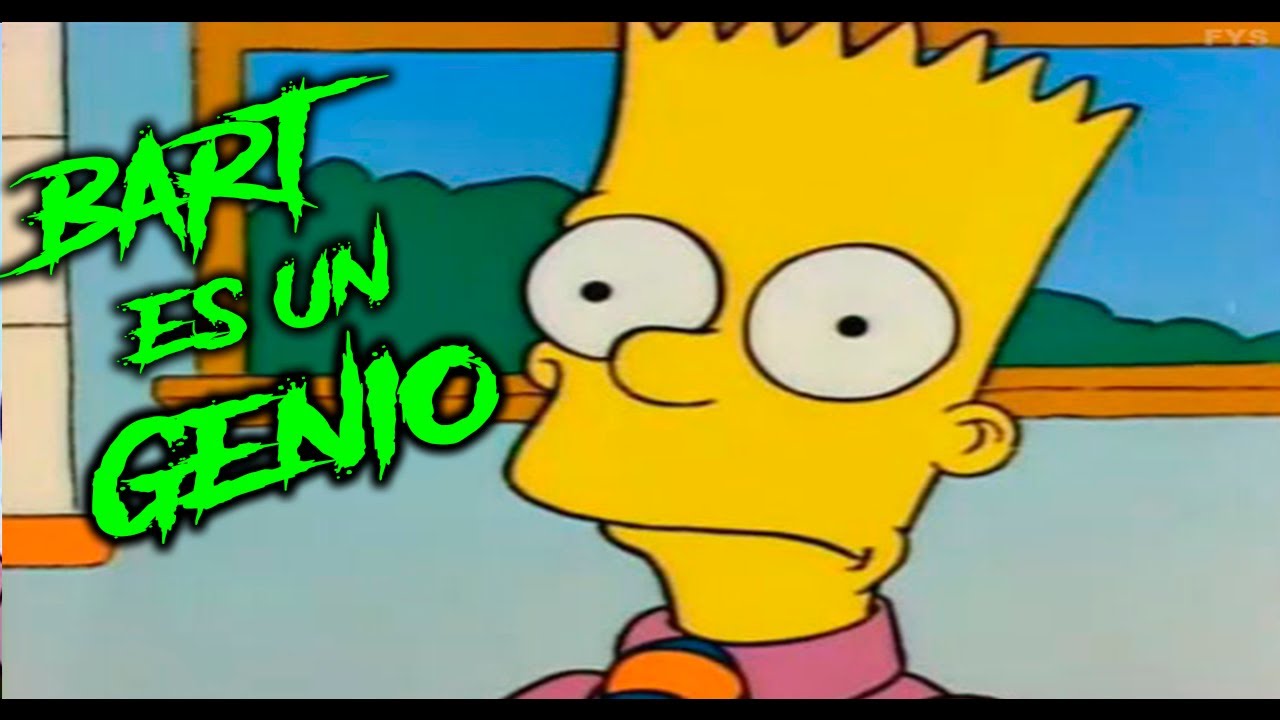 "BART es Convierte en un GENIO! - Bart es un Genio en los Simpsons ...
