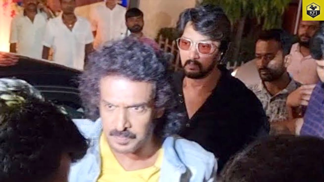 Sudeep Came With Upendra In One Car For New Movie Launch💥 | Sudeep ...